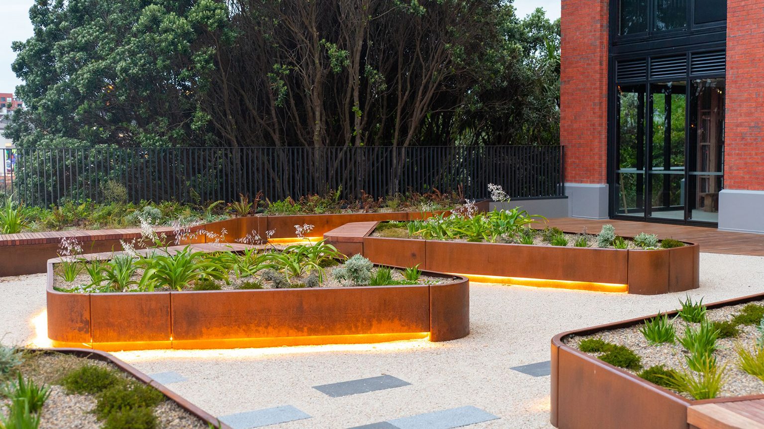 Custom Steel Fabrication | Corten Steel Planters | Galvanised Steel